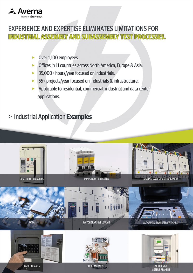 Industrial & Infrastructure Test - Brochure - Averna - High Power
