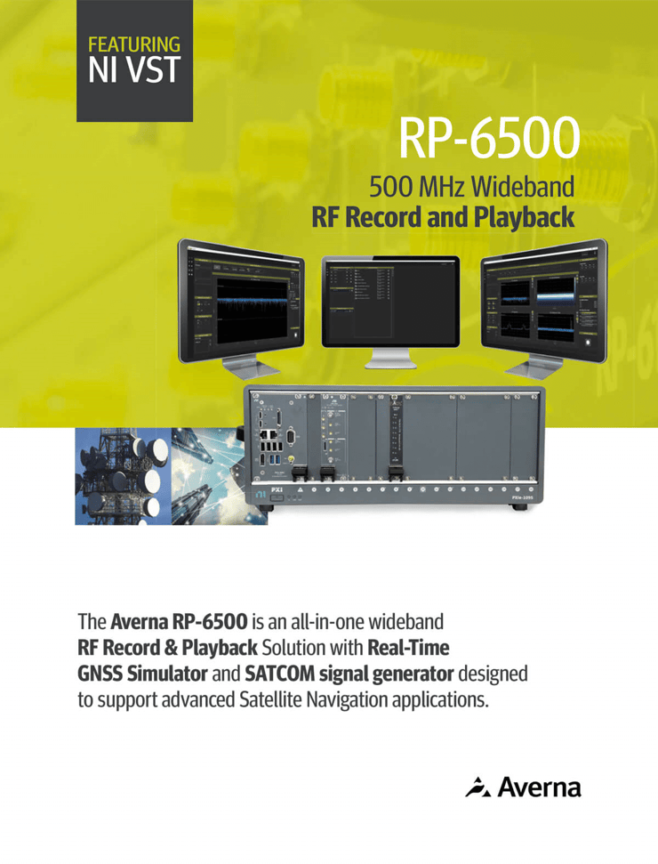 RP-6500 – 500 MHz Wideband RF Record & Playback - Brochure - Resource ...