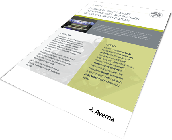 Averna’s Active Alignment Techniques Make High Precision Automotive ...