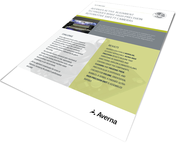 Averna’s Active Alignment Techniques Make High Precision Automotive ...