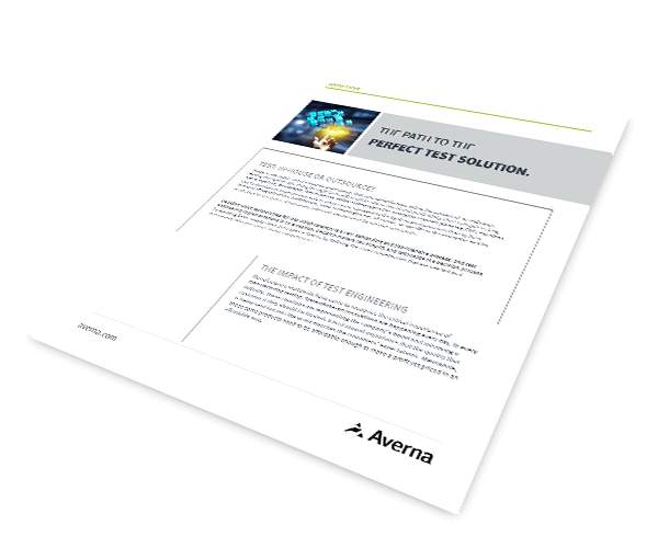 The Path to the Perfect Test Solution - Averna