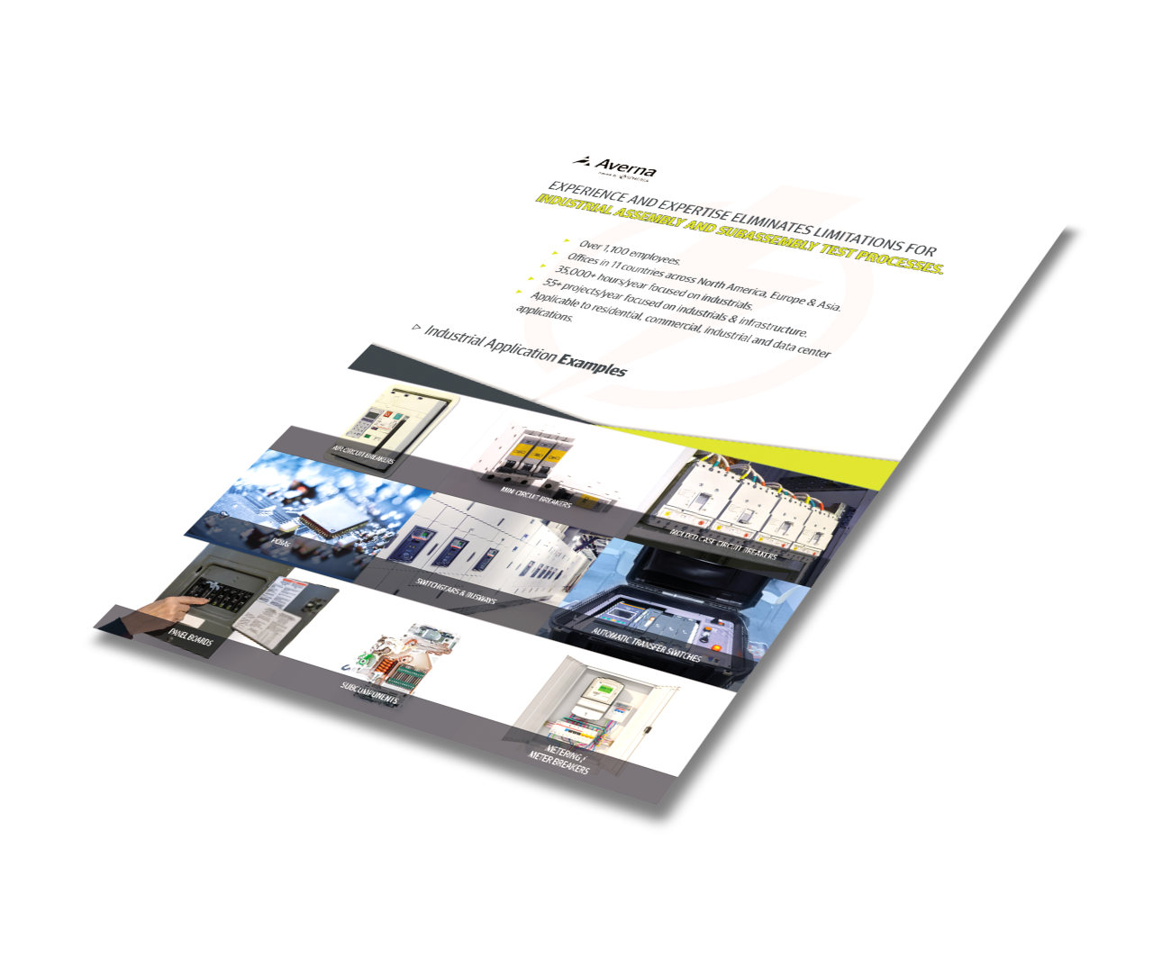 Industrial & Infrastructure Test - Brochure - Averna - High Power