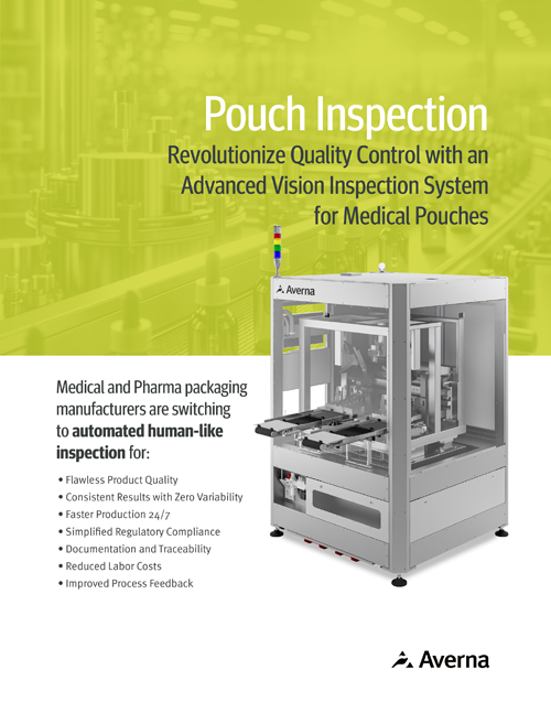 Pouch Inspection - Brochure - Averna